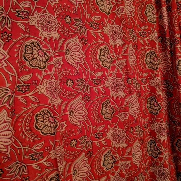 Antik Batik | Dresses | Antik Batik Red Cotton Dress | Poshmark